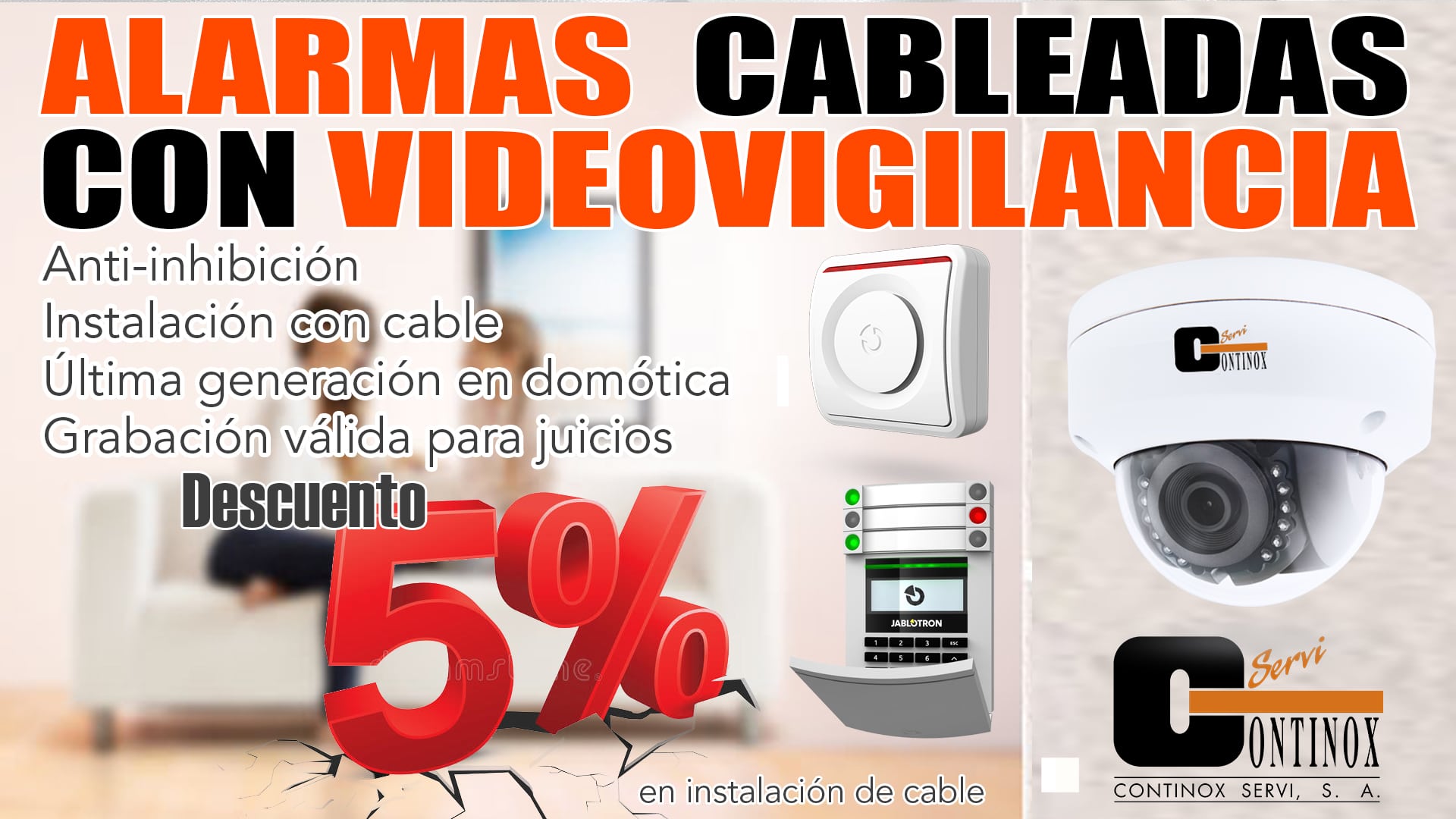 Oferta 5% descuento en Alarmas con Vídeovigilancia - Fichet Madrid ...
